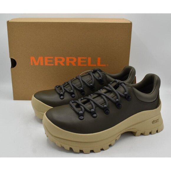 Merrell | Shoes | Merrell Womens Size 8 Bristol Olive Green Leather Low ...